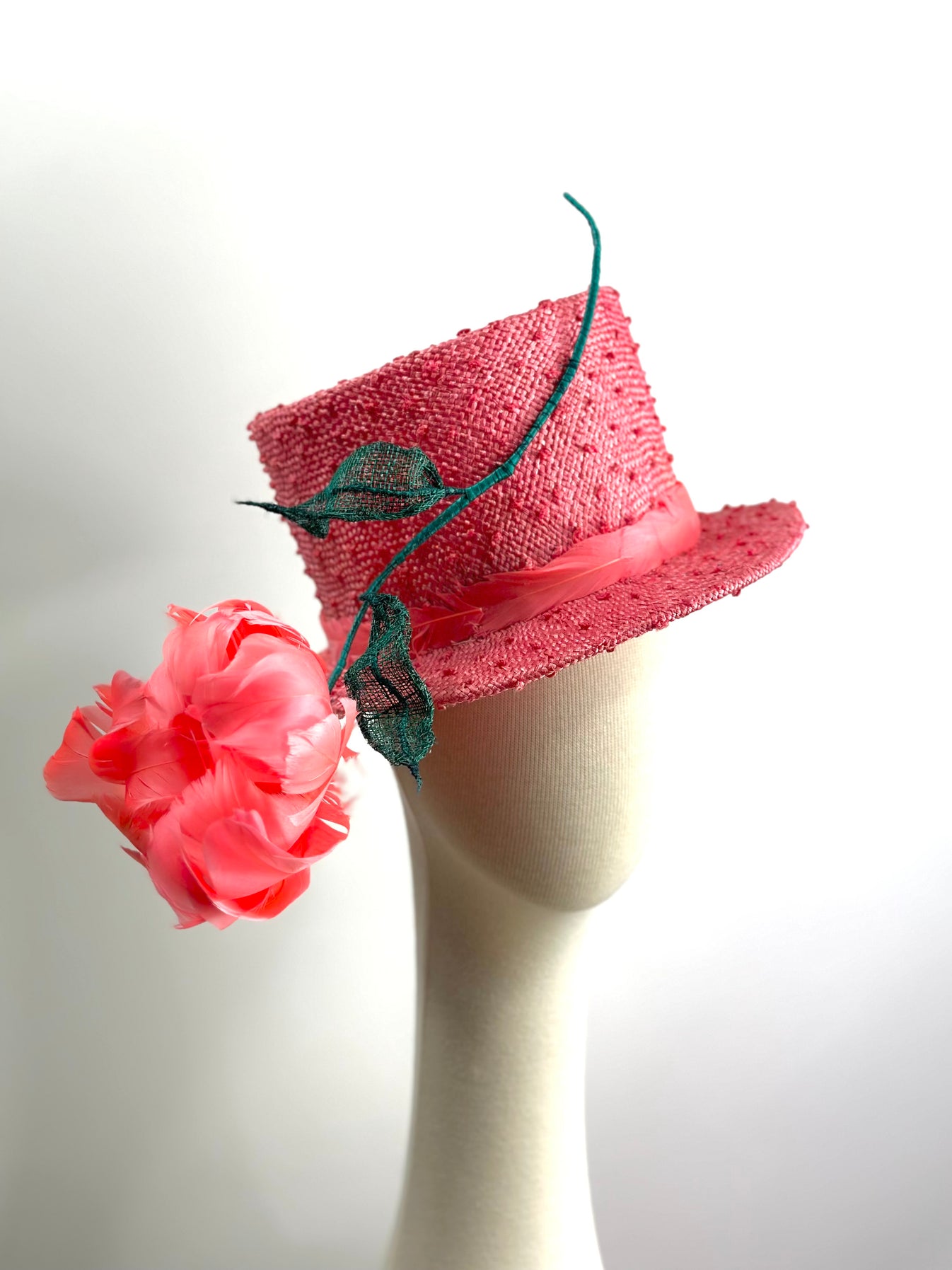 Watermelon Top Hat by Possum Ball – Possum Ball Millinery