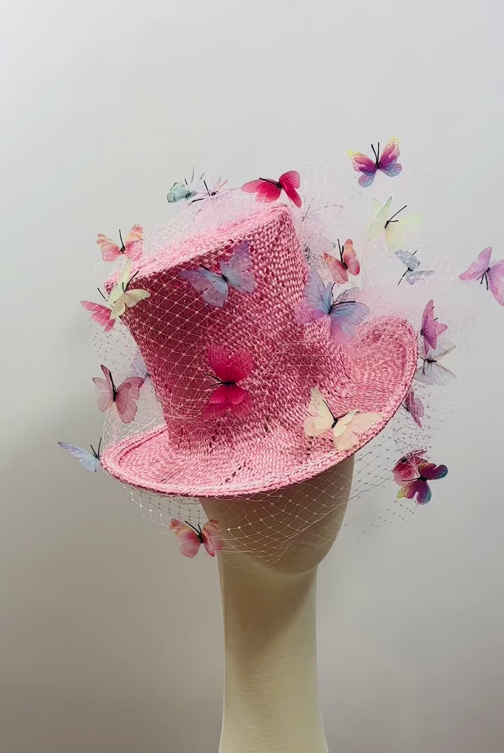 Butterfly Top Hat by Possum Ball – Possum Ball Millinery